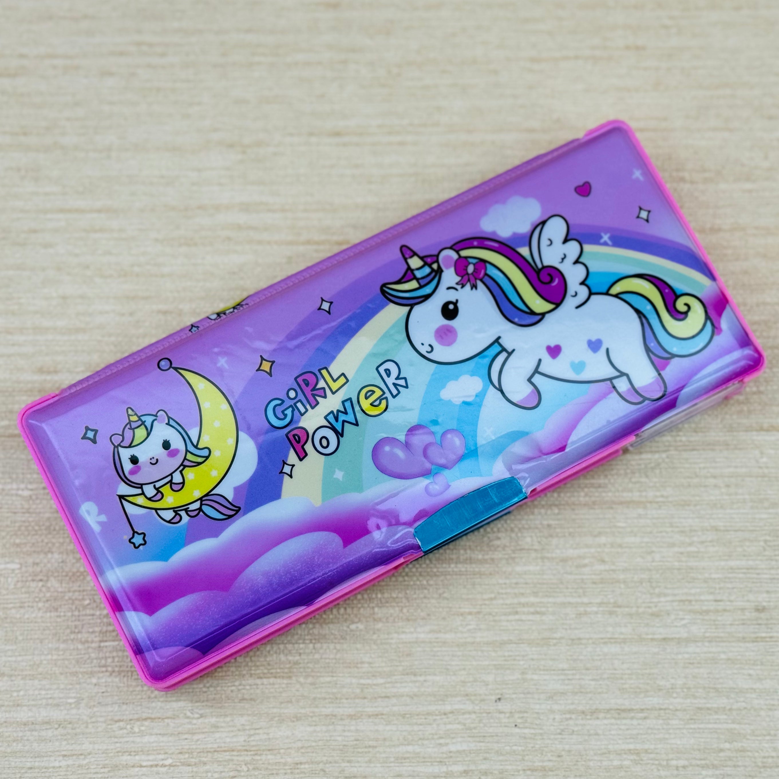 Unicorn Geometry Pencil Box For Kids | Pink – Armaa Store