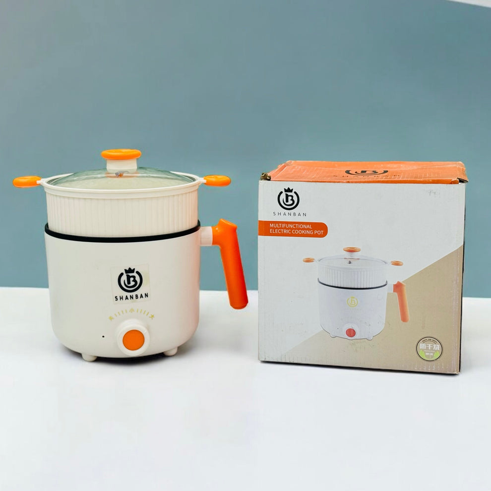 SHANBAN 18CM STAINLESS STEEL NON-STICK MULTI-PURPOSE STEAMER COOKER PO ...