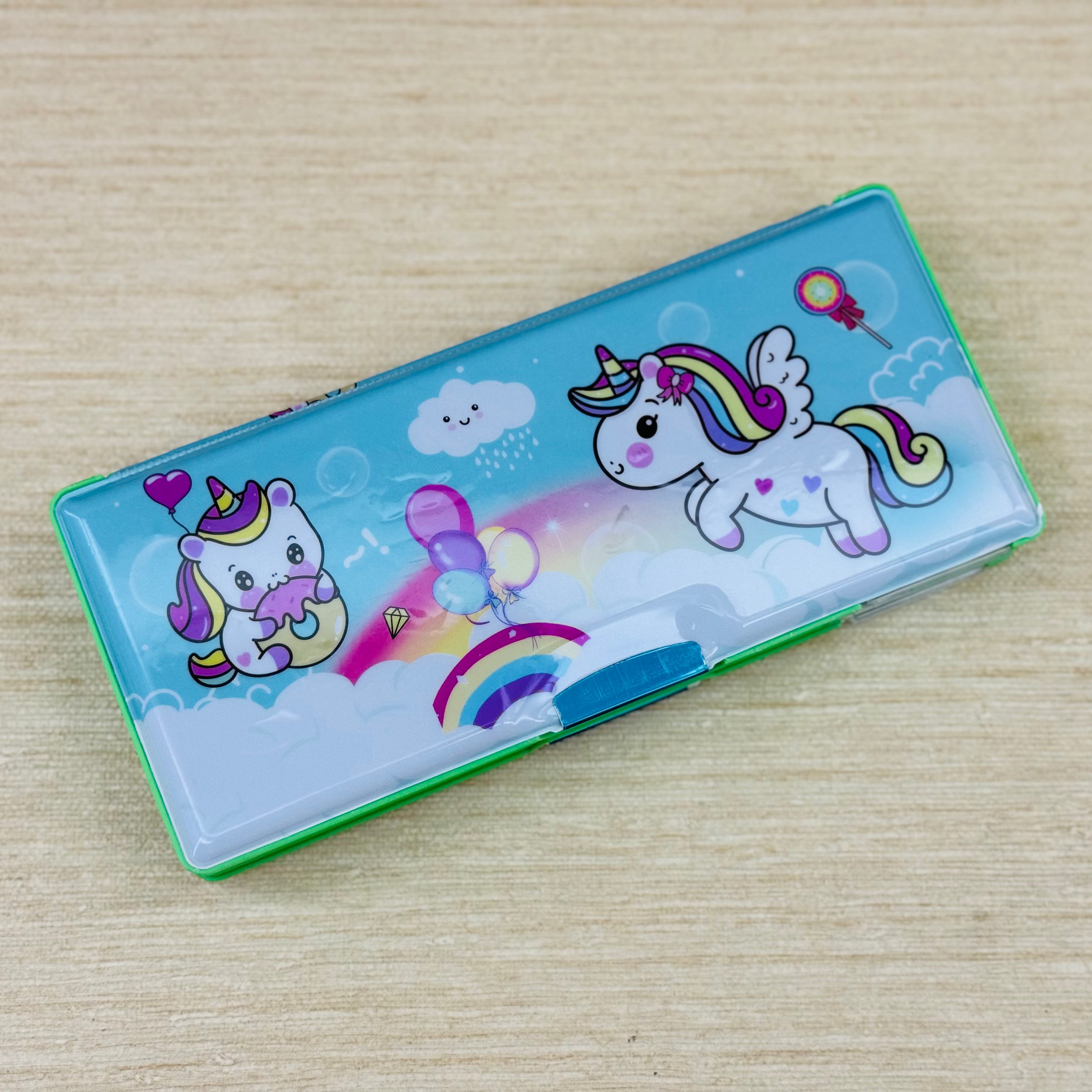 Unicorn Geometry Pencil Box For Kids | Green – Armaa Store