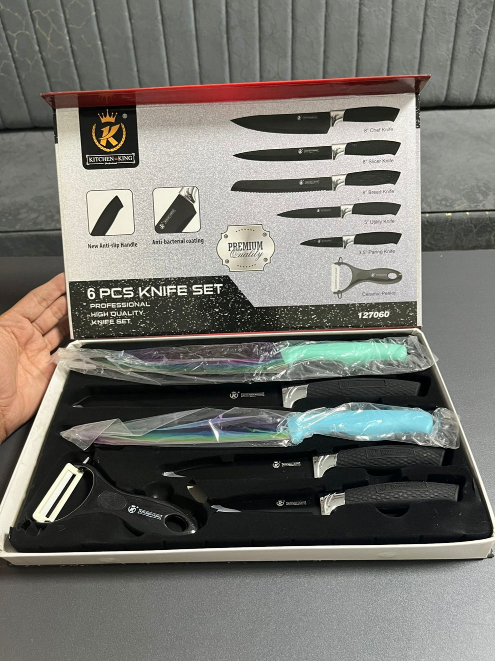 Kitchen King 6-Piece Knife Set 127060 - Best Price in Pakistan – Armaa ...
