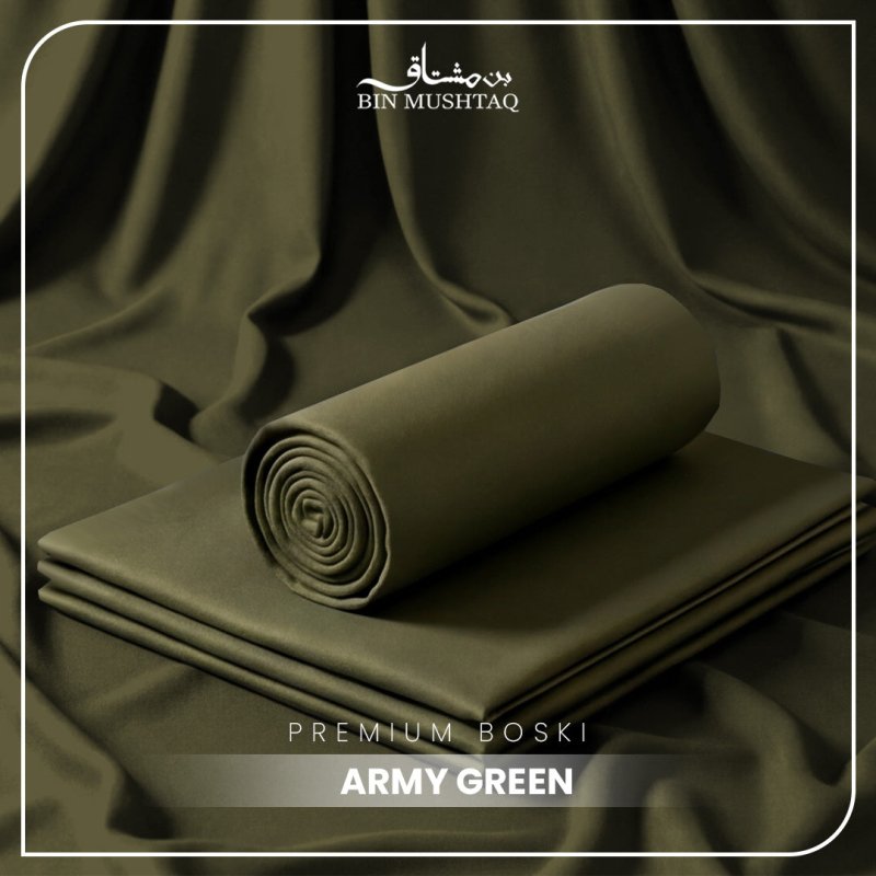 Boski Wash & Wear Army Green – Armaa Store